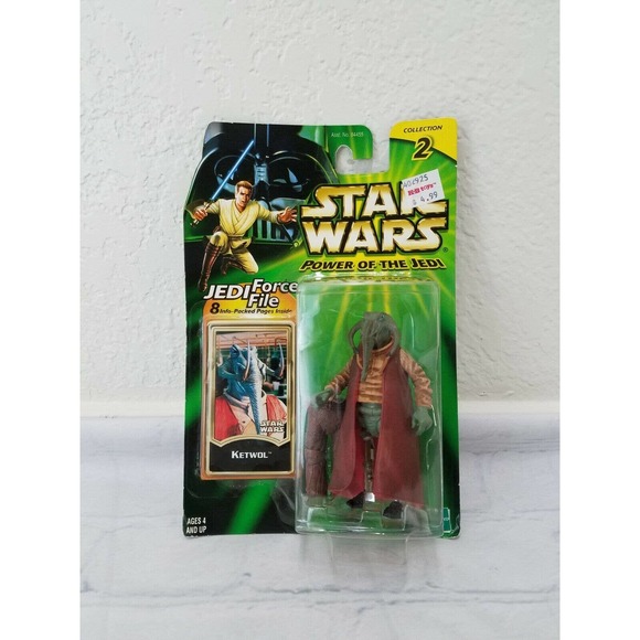 Hasbro | Toys | Star Wars Ketwol Power Of The Jedi Force File ...